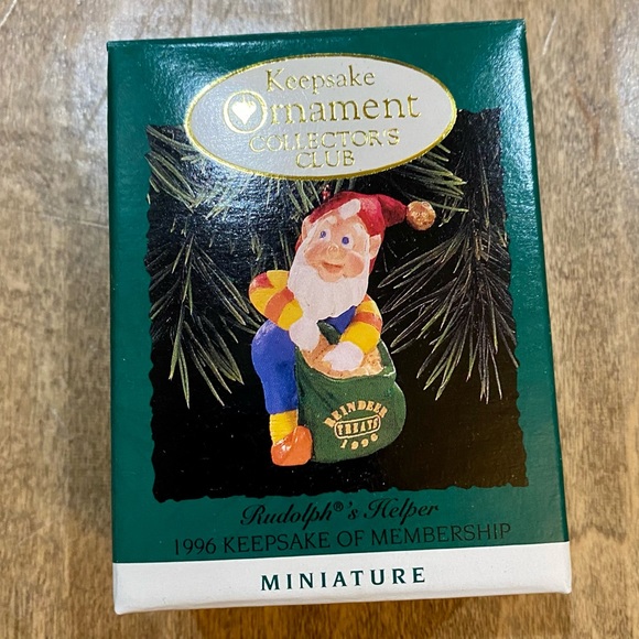 Hallmark | Holiday | Vintage Hallmark Keepsake Ornament Rudolphs Helper ...